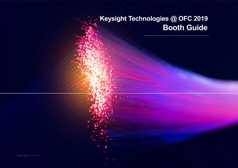 Keysight Technologies OFC Booth Guide PDF Asset Page | Keysight